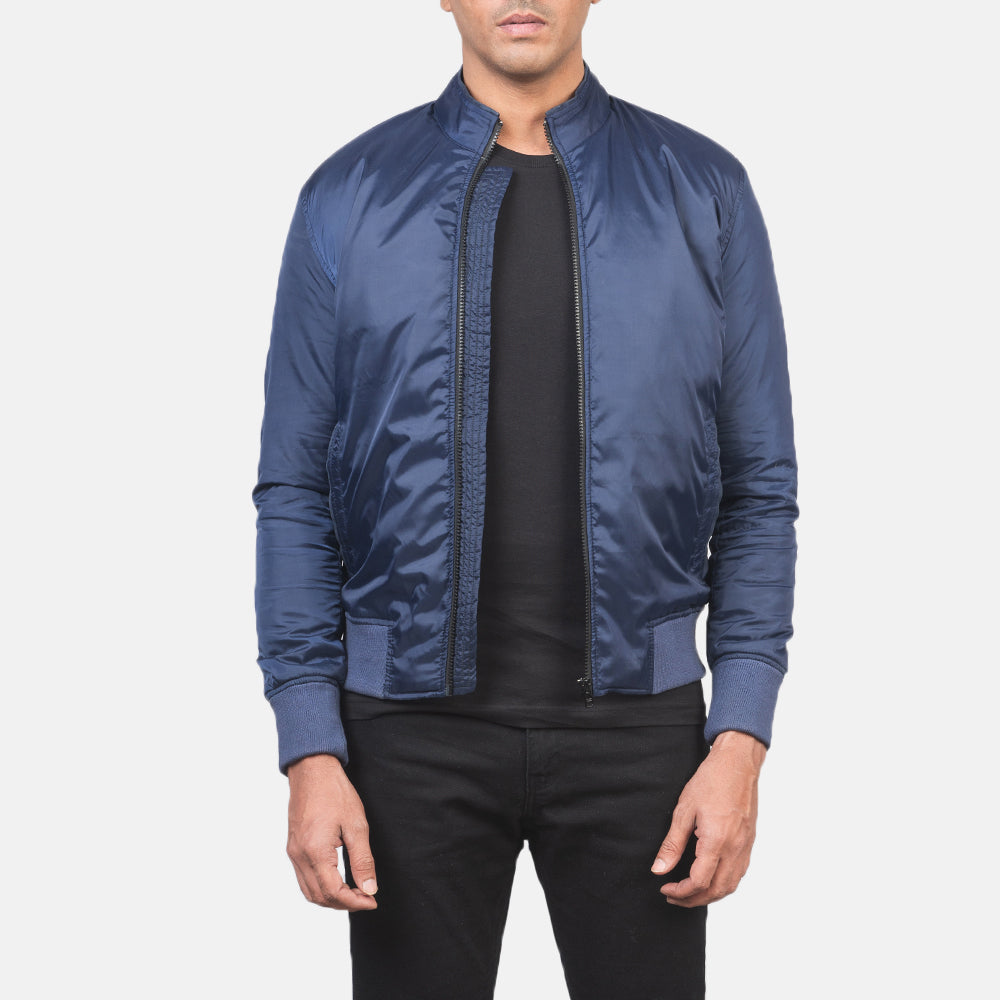 Men's Ramon Blue Bomber Jacket – The Jacket Maker