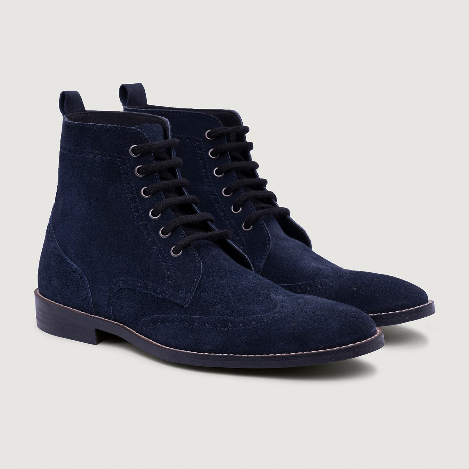 dark blue brogues