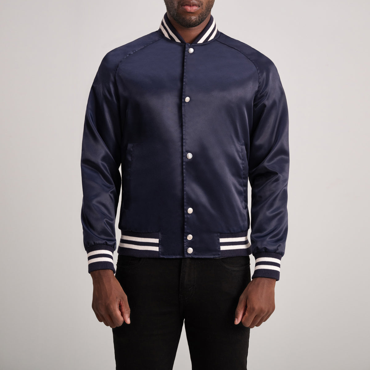 Xander Blue Varsity Jacket - The Jacket Maker