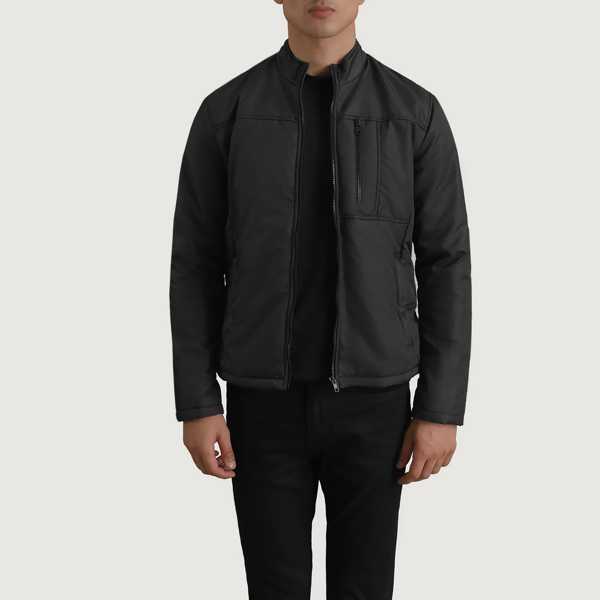 Elliot Black Lightweight Jacket For Men - The Jacket Maker