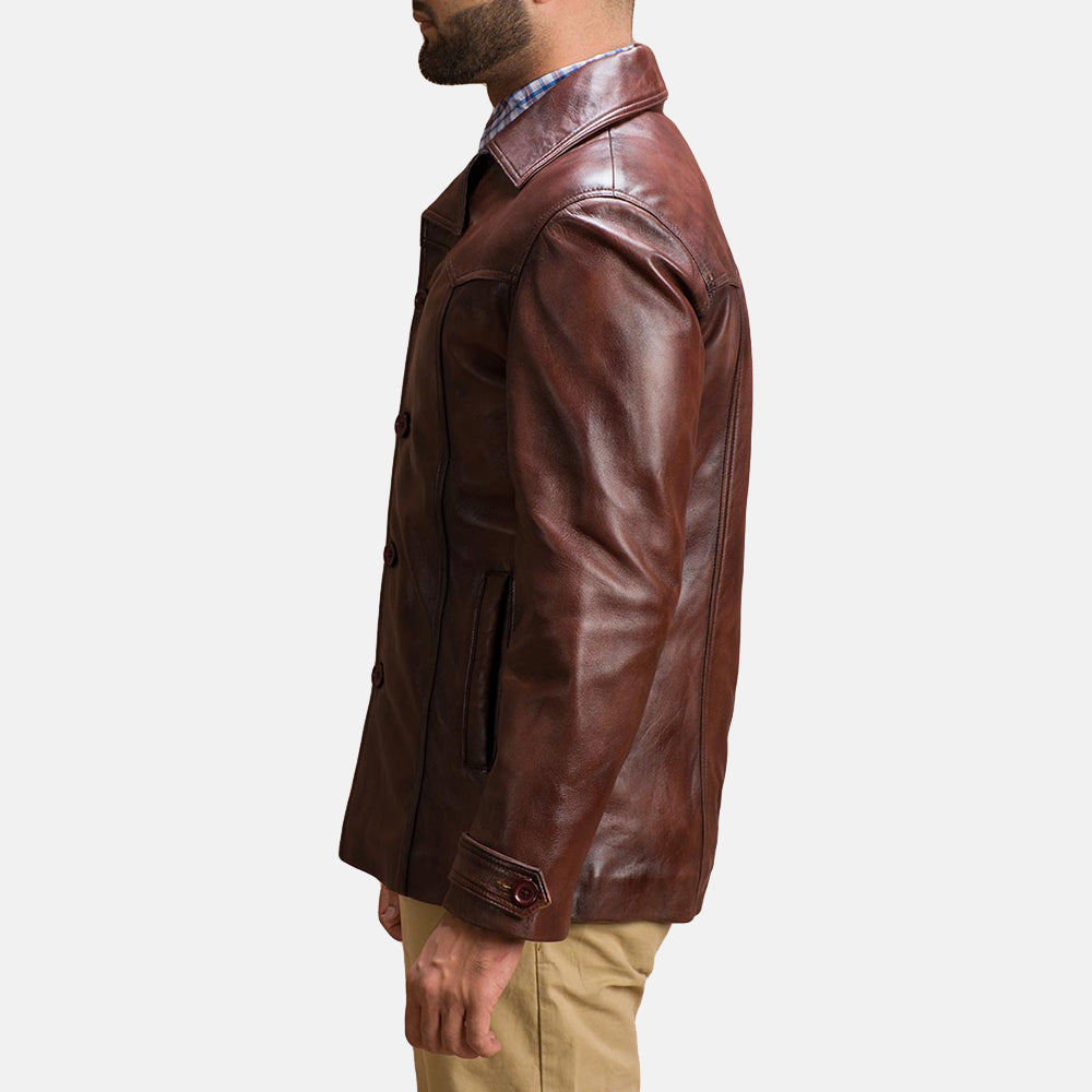 Men's Vincent Alley Brown Leather Jacket – The Jacket Maker