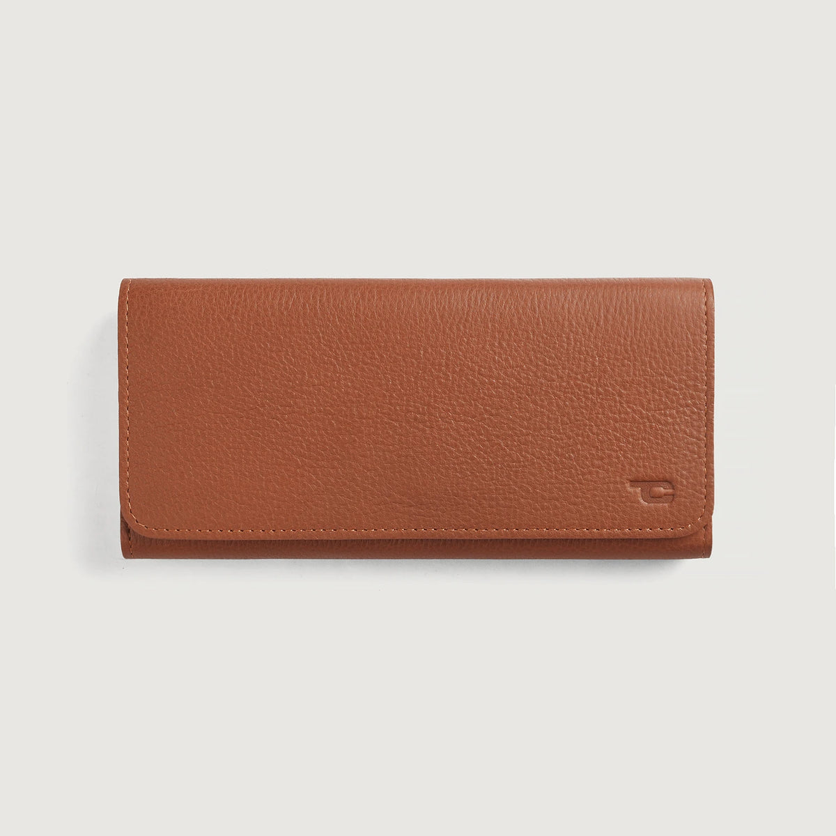 Taylor Brown Leather Continental Wallet For Women - The Jacket Maker